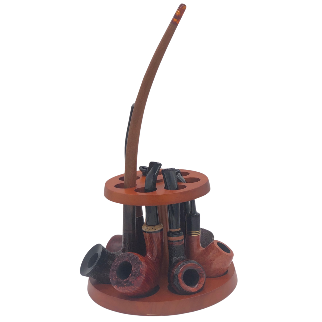 Wood Unbranded Pipe Stands Multi-Pipe – City Cigar Emporium